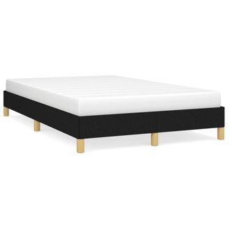 vidaXL Giroletto Senza Materasso Nero 120x190 Cm In Tessuto - Vidaxl