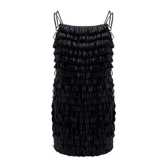 Max Mara Stretch Cady Mini Kleid - - Dresses - Damen - Schwarzk - M