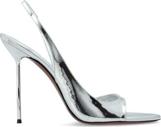 PARIS TEXAS Femme, Chaussures, Gris, Taille: 39 1/2 EU Sandales &agrave; talons Lidia