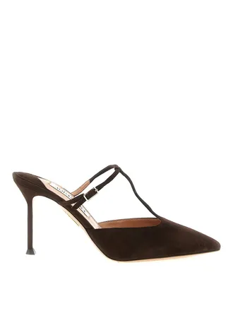 Aquazzura Mules - Marron