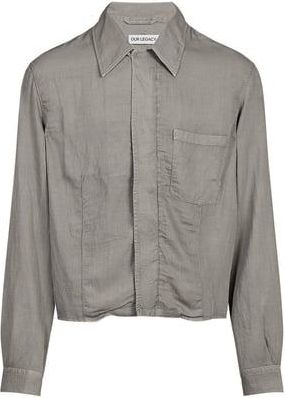 Our Legacy Chemise fluide unie zipp&eacute;e