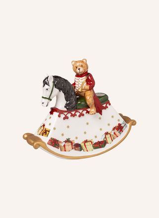 Villeroy & Boch Kerzenst&auml;nder, Schaukelpferd Christmas Toys weiss