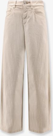 Brunello Cucinelli The Loose Barrel Jean denim trousers - BRUNELLO CUCINELLI - gender_Woman