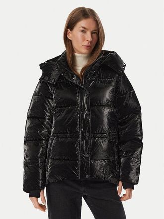 Karl Lagerfeld Jacke aus Kunstleder B4W15015 Schwarz Regular Fit