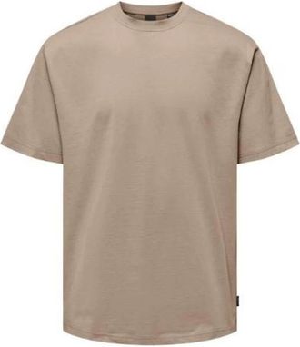 Only & Sons Only & Sons, Homme, Tops, Brun, Taille: XL Onsfred RLX SS TEE Noos