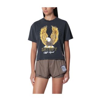 SATISFY MothTech T-Shirt - - Sport - Damen - Schwarzk - S