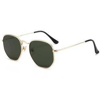 Generic Lunettes De Soleil En M&eacute;tal For Hommes Et Femmes, Id&eacute;ales For Les Vacances La Conduite Ext&eacute;rieur(Green)