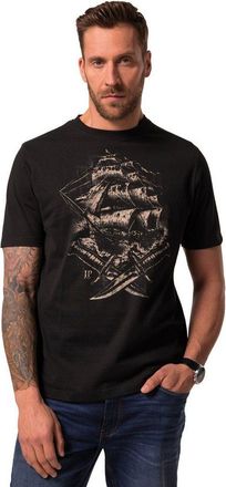JP1880 T-Shirt T-Shirts 2er-Pack Halbarm Brustprint