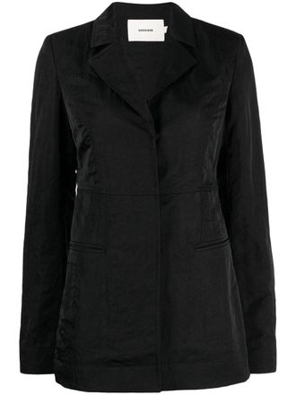 Goodious blazer &agrave; simple boutonnage - Noir