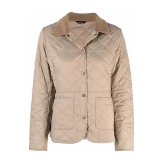 Barbour Femme, Vestes, Beige, Taille: 42 FR Deveron Quilted Jacket