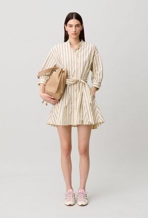 Claudie Pierlot Kurzes Kleid mit langen &Auml;rmeln