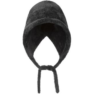 Kangol Bonnet tricot&eacute; en fausse fourrure pour femme, Noir, taille unique