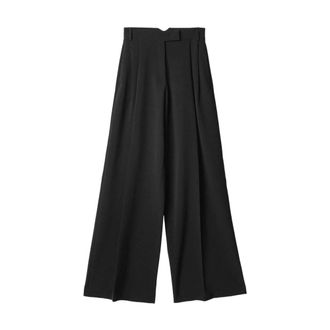 Mar De Margaritas Schwarze Weite Beinhose - - Trousers - Damen - Schwarzk - S