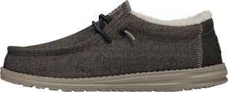 HeyDude Hey Dude Wally Herringbone - Mens Shoes - Choco - Size EU 45