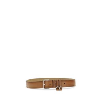 Miu Miu Womens Brown Calf Leather Bos Taurus Regular Belt