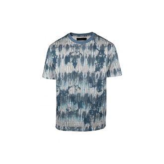Amiri Tie-Dye T-Shirt - - Tops - Herren - Blau - M