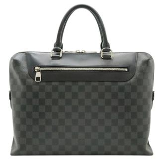 Louis Vuitton Pre-owned PDJ NM Damier Graphite Briefcase - Femme - Pre-owned - Noir - Taille: ONE Size