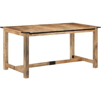 vidaXL Esstisch 160x80x75 cm Massivholz Mango vidaXL