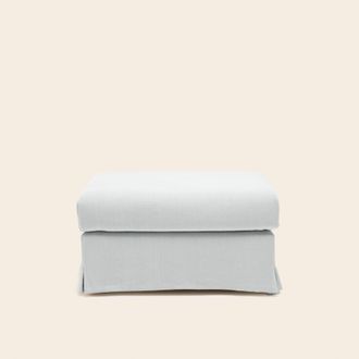 Madura Pouf Claribel Toile Nuage - GRIS