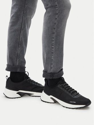 Calvin Klein Sneakers Hike Runner Laceup Knit HM0HM02151 Schwarz