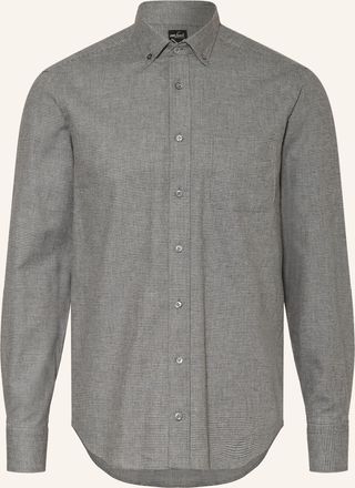 van Laack Van Laack Flanellhemd Vl-Roy-Tfk Tailor Fit grau