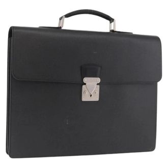 Louis Vuitton Pre-owned Taiga Leder Business Bag - - Pre-owned - Damen - Schwarzk - ONE SIZE