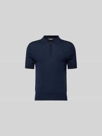 Dsquared2 Slim Fit Poloshirt in Strick-Optik