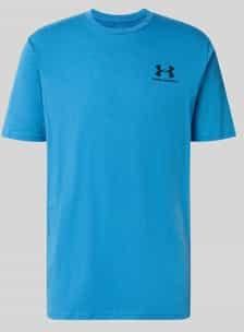 Under Armour Regular Fit Sport-T-Shirt aus Baumwoll-Mix
