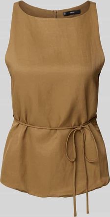 Mango Slim Fit Blusentop aus Viskose-Leinen-Mix Modell MOSKITO