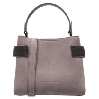 Brunello Cucinelli Top-Handle Essence Small - - Bags - Damen - Beige - ONE SIZE