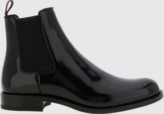 Christian Louboutin Bottines Chelsea Gorp en cuir bross&eacute; avec semelle rouge