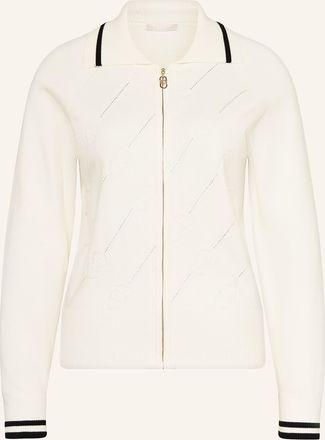 Liu Jo Liu Jo Strickjacke Mit Schmucksteinen weiss