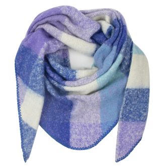 Glamexx24 XXL Schal Damen Schal Halstuch Unisex Schal Poncho Dreieckige Form Trendfarben Winterschal Kariert Schal Viele Variationen