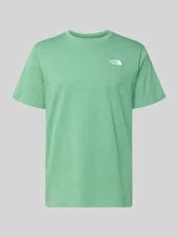 The North Face T-Shirt mit Label-Stitching und Rundhalsausschnitt