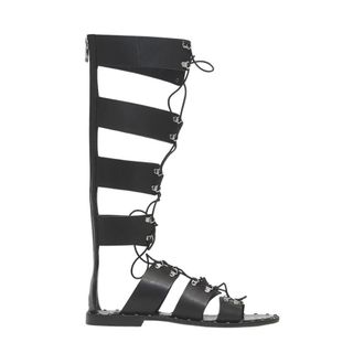 Pinko Leder Sandale im Selenio-Stil - - Shoes - Damen - Schwarzk - 37 EU