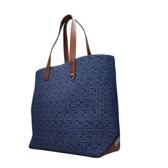 Fendi Mens Blue Fabric Shoulder Bag