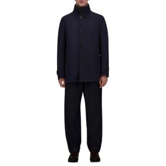Herno Car Coat - - Coats - Herren - Blau - 3XL