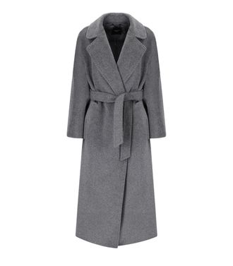 Weekend by Max Mara MANTEAU AVEC CEINTURE TEMPERA GRIS MAX MARA WEEKEND