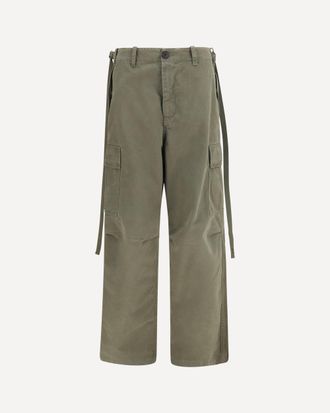 Fendi Cotton Cargo Pants Female 42