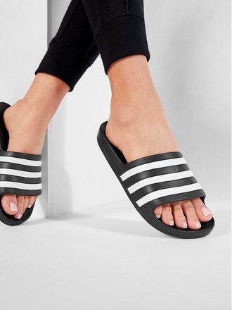 adidas Pantoletten adilette Aqua F35543 Schwarz