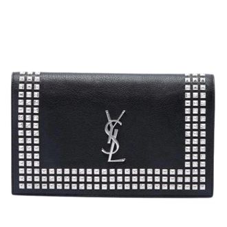 Saint Laurent Pre-owned Studded Clutch - - Pre-owned - Damen - Schwarzk - ONE SIZE