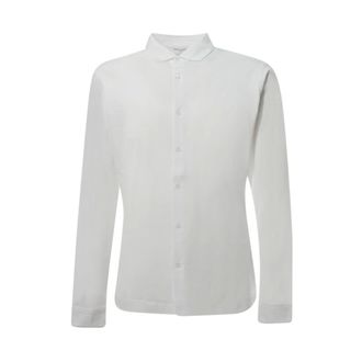 Balmain Homme, Chemises, Blanc, Taille: 3XL Chemise Coton Manches Longues