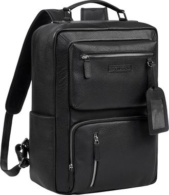 STILORD Moderner Leder Rucksack Herren gro&szlig; Alejandro mit 15,6 Zoll Laptop-Fach | Business Lederrucksack Echtleder M&auml;nner f&uuml;r B&uuml;ro Arbeit Freizeit Reise, Farb