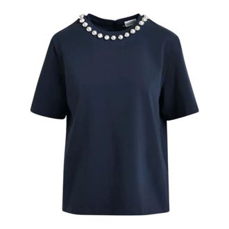 Essentiel Femme, Tops, Bleu, Taille: 42 FR Intenso T-shirt