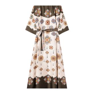 La DoubleJ Muumuu Kleid Runder Ausschnitt - - Dresses - Damen - Mehrfarbig - L