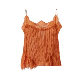 Pinko Pinko, Femme, Tops, Rouge, Taille: 42 FR Tic Tac Georgette Top