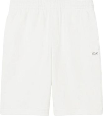 Lacoste Relaxed Fit Fleece Shorts - - Shorts - Herren - Wei&szlig; - 2XL