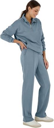 Damart Pantalon De D&eacute;tente Maille Interlock Thermique Thermolactyl Femme Vert Taille 38/40