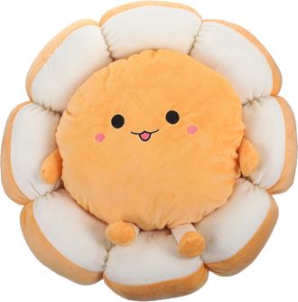 Cabilock Plüsch Blumen Sitzkissen für Stühle Ergonomisches Dickes Kissen aus Hochwertigem Baumwollmaterial für Optimalen Sitzkomfort und Dekorative im Wohnzimm