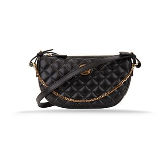 Versace Femme, Sacs, Noir, Taille: ONE Size Sac bandoulière matelassé